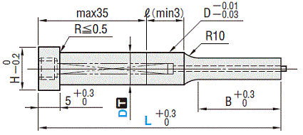 Jector punch RP coating (Al-Cr coating + α treatment (R)) | MISUMI ...