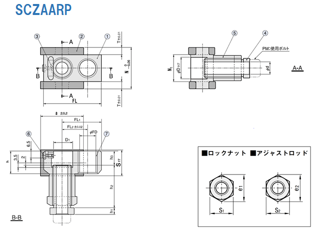 Oil-Free Slide Inclined Pin Holder for Loose Core -For Assist Rod Type ...