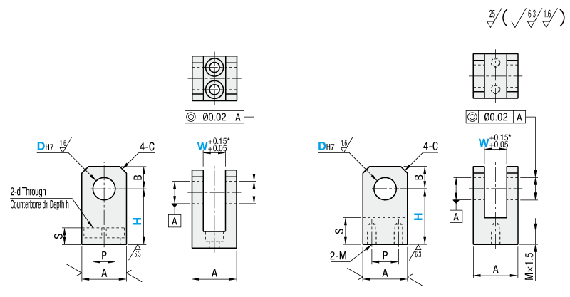 Hinge Bases - Center Mounting | MISUMI | MISUMI Thailand