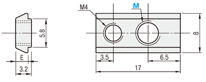 For 5 Series (Slot Width 6mm) - Post-Assembly Insertion - Lock Nuts | MISUMI | MISUMI South East ...