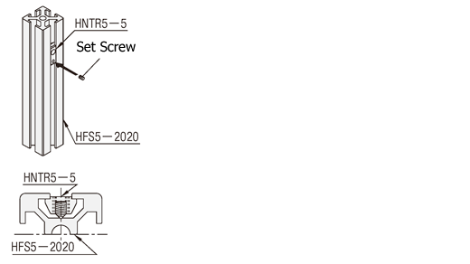 For 5 Series (Slot Width 6mm) - Post-Assembly Insertion - Lock Nuts | MISUMI | MISUMI Thailand