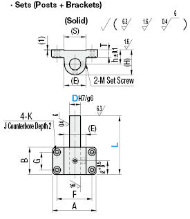 Device Stands - Side Mounting (Solid) | MISUMI | MISUMI Thailand