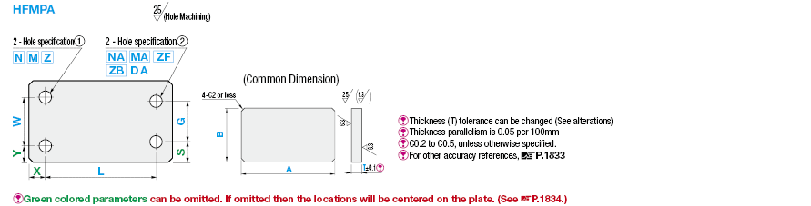 6 Surface Milling Machine Plates/Brackets. Outer Diameter Configurable ...