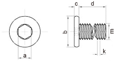 E-LBOX-CBSTS304S4-20 | Ultra Low Head Hex Socket Head Cap Screws | MISUMI | MISUMI Thailand