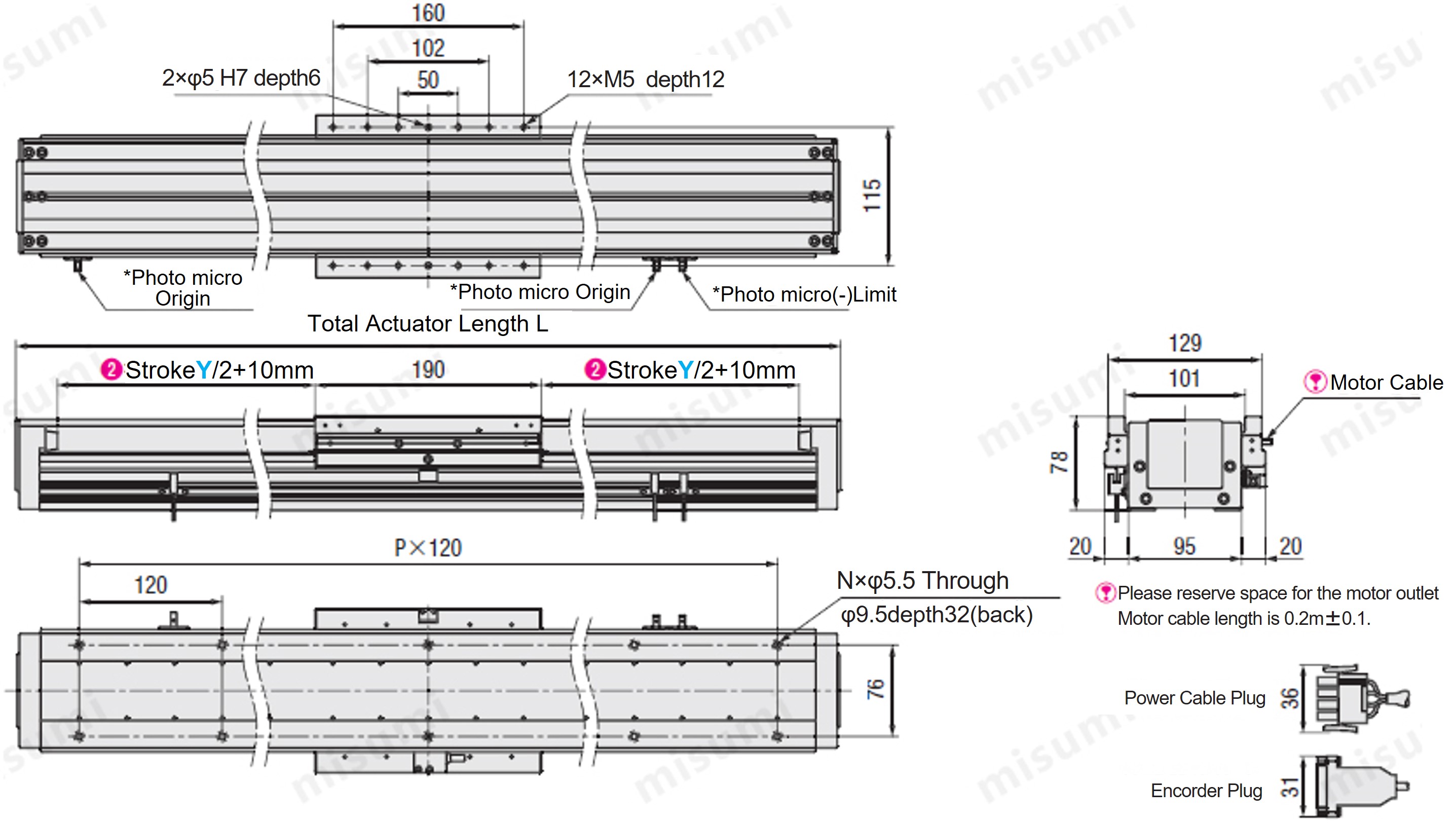 Linear Motor Actuator 10 Series Heavy Load Type | MISUMI | MISUMI Thailand