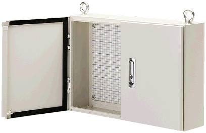 Free-Size Control Board Box Space Saving Compatible Double Door Type ...