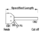 MR Connector Round Cable (with Honda Tsushin Kogyo Connectors) | MISUMI ...