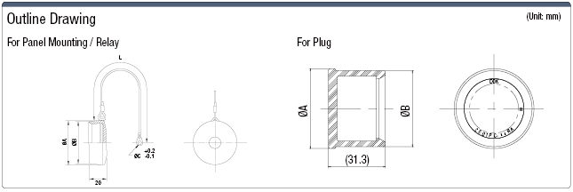 CE01 Drip-Proof Cap (for Receptacle/Adapter) | MISUMI | MISUMI Thailand