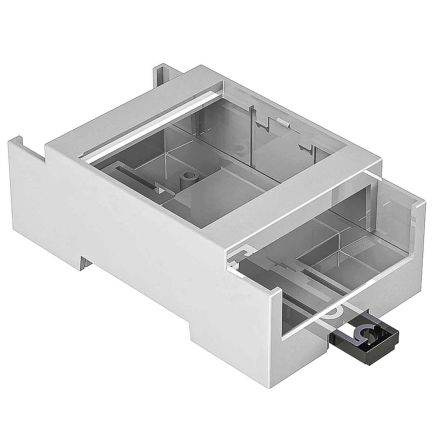 RS PRO Open Top Enclosure Type, 90 x 53 x 31.9mm, Polycarbonate DIN ...