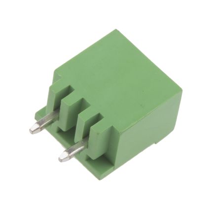 RS PRO 2 Way, 1 Row, Straight PCB Terminal Block Header, 15A | RS Pro ...