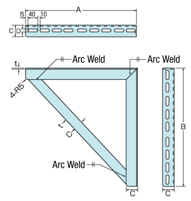 Triangle Bracket | KAMEDA DENKI | MISUMI Thailand