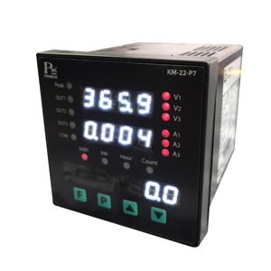 3-Phase Volt-Amp-kWh Meter with Protection Relays, KM-22-P7 Series ...