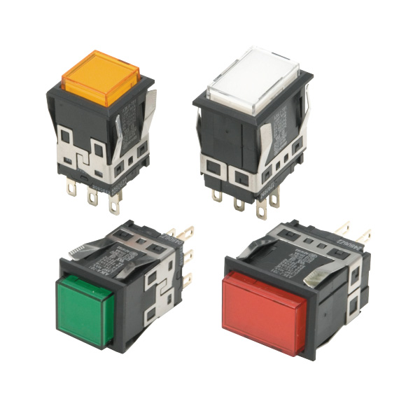 A3KA-90A1-24EG | Illuminated Push Button Switch (Rectangular Body) A3K ...