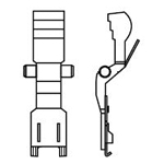 3MTM MDR System Non-Shielded Shell Parts, Latch | 3M | MISUMI Thailand