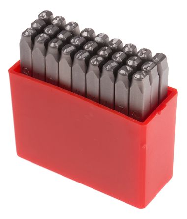 RS PRO 3mm x 27 Piece Engraving Letter Punch Set, (A to Z) | RS Pro ...
