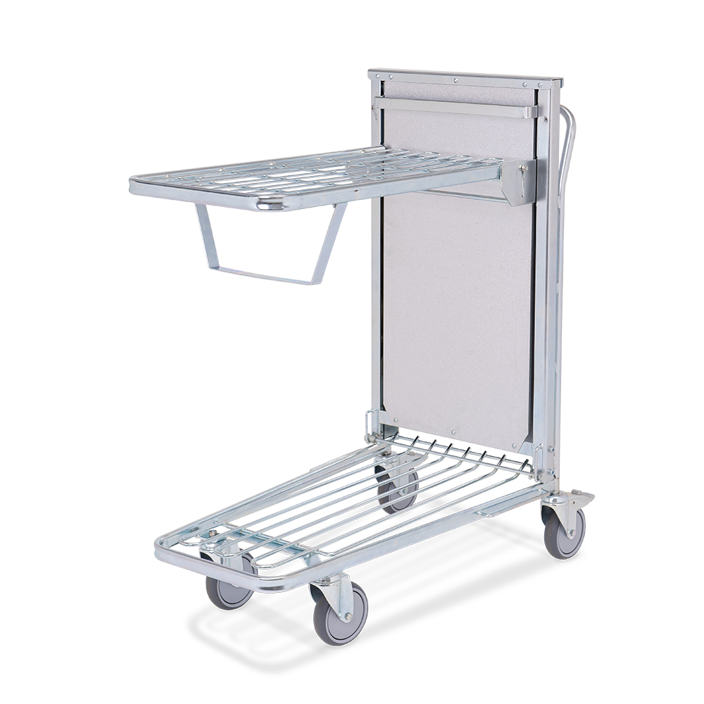Two-Tiers Order Picking Trolley with Self-leveling top shelf - ST9652 ...