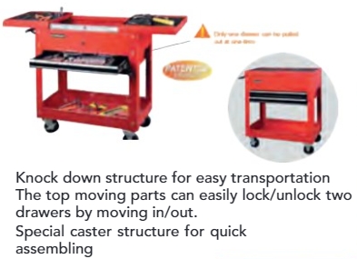 TOOL STORAGE CART 1 DRAWER, SLIDE-OPEN LID | SENATOR | MISUMI Thailand