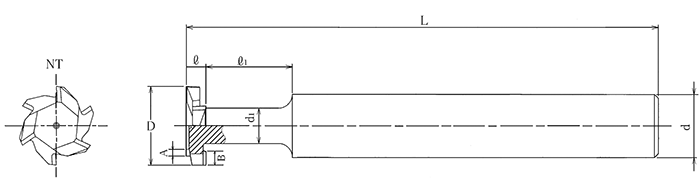 Staggered Blade T-slot Cutter | FUKUDA | MISUMI Thailand