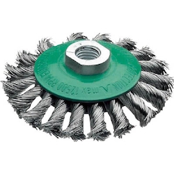 Knotted Bevel Brush, Stainless Steel Wire | LESSMANN | MISUMI Thailand