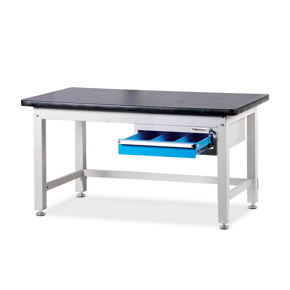 Workbench Steel Structure with PVC Worktop 1000 kg W1800xD750xH800 mm ...