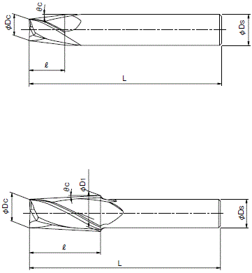 XPM Trapezoidal Runner Cutter (2-Flute) XPM-TRC | OSG | MISUMI Thailand