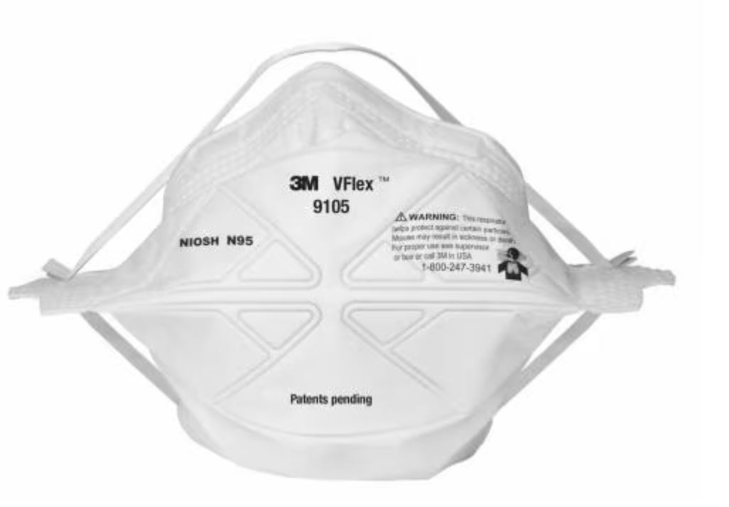 3M™ VFlex™ 9105 Foldable N95 Dust Mask | 3M | MISUMI Thailand