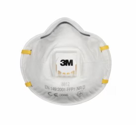 8812-PACK | 3M™ 8812 Dust Mask with Exhalation Valve, FFP1 | 3M ...