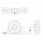 KP003 | Pillow Block Unit Silver Series with Set Screws, Cylindrical ...