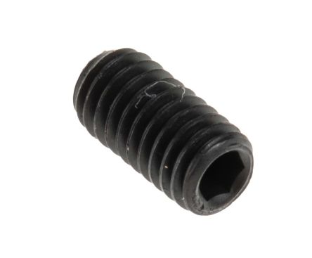 RS PRO Black, Self-Colour Steel Hex Socket Set M3 x 6mm Grub Screw | RS ...