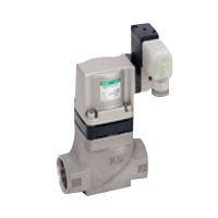Air operated type 2-port valve solenoid valve type SVB *S series | CKD ...