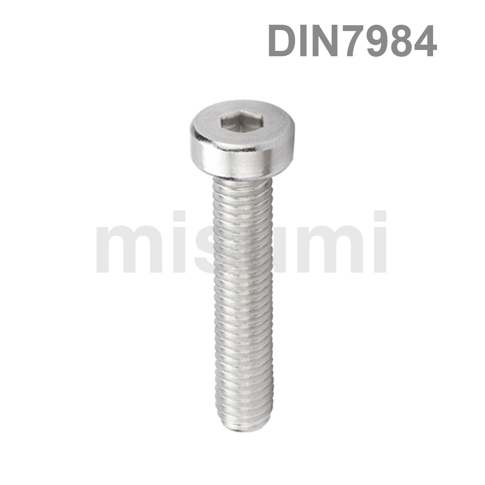 Low Head Hex Socket Head Cap Screws - Stainless Steel SUS304 | MISUMI | MISUMI Thailand