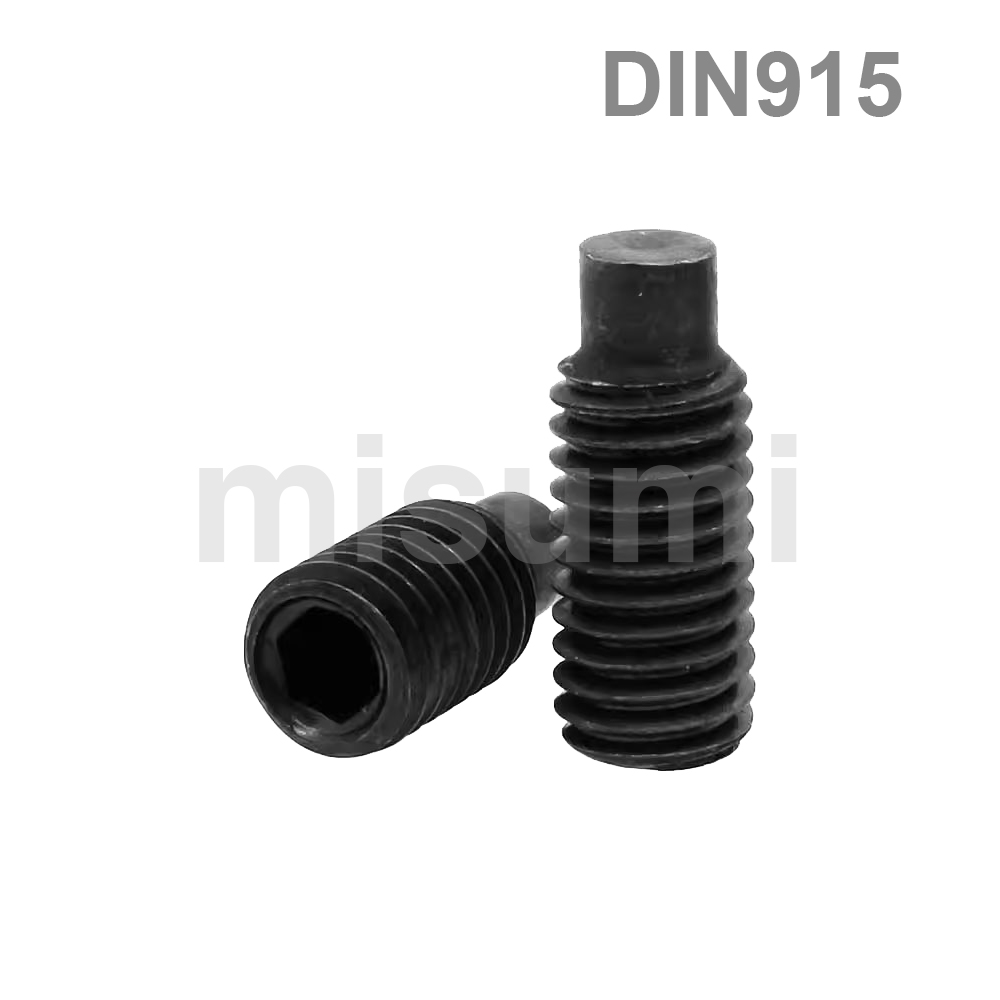 Hex Socket Set Screw - Dog Point - Carbon Steel | MISUMI | MISUMI Thailand