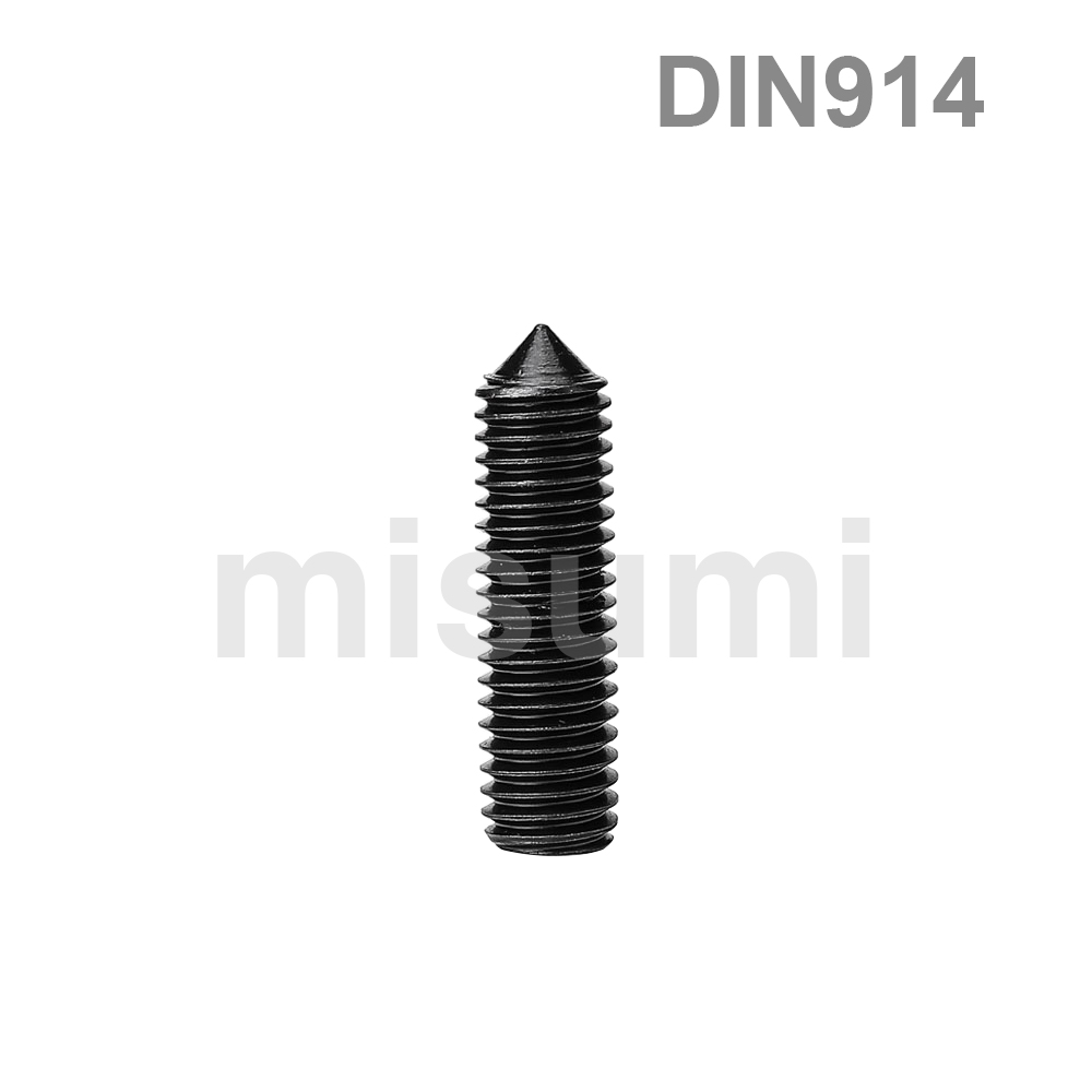 Hex Socket Set Screw - Cone Point - Stainless Steel | MISUMI | MISUMI ...