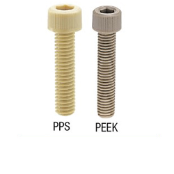 [Clean & Pack]Plastic Hex Socket Head Cap Screws - PEEK / PPS, Single ...