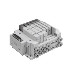 5-Port Solenoid Valve, SY5000/7000, Plug-in Mixed Mounting Manifold ...