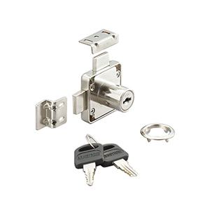 LAMP Surface-Fixing Cylinder Lock for Double Opening Doors Drawer ...