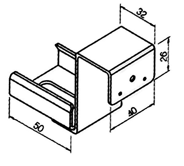 E-GP-40B-L | ตัวยึดรางลูกกลิ้ง Placon ซีรีส์ 40 | MISUMI | MISUMI ประเทศไทย